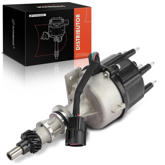 TRQ | Car Audio, Video & GPS | Ignition Distributor W Cap Rotor Ford F5 ...